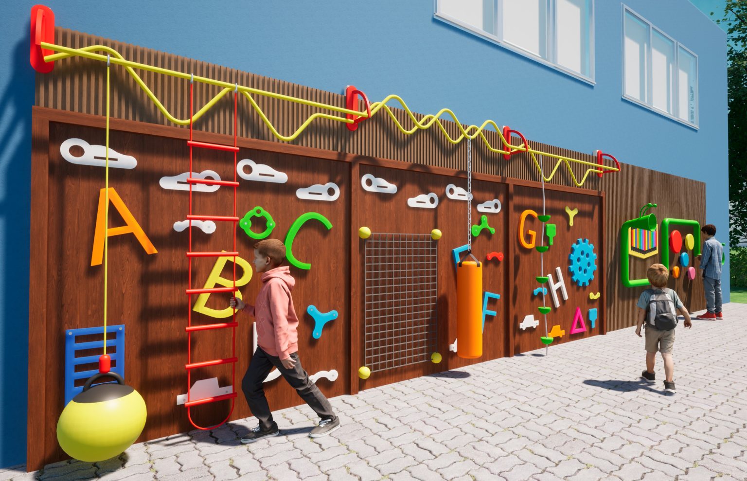 Patio Sensorial para Motricidad y Estimulación