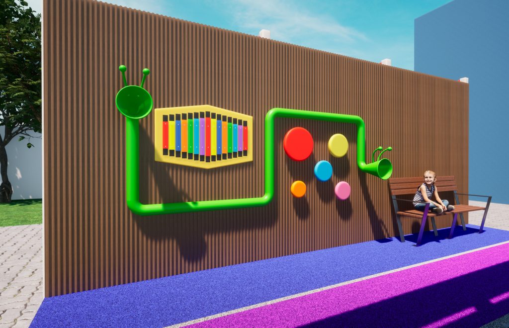 Patio Sensorial para Motricidad y Estimulación